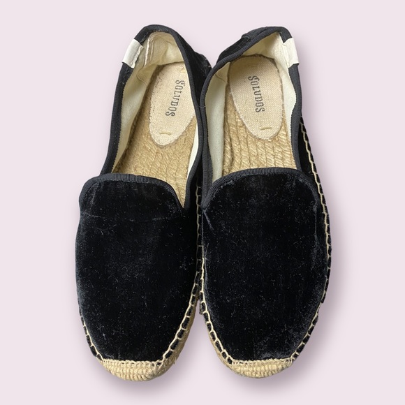 Soludos | Shoes | Soludos Velvet Platform Smoking Slippers | Poshmark